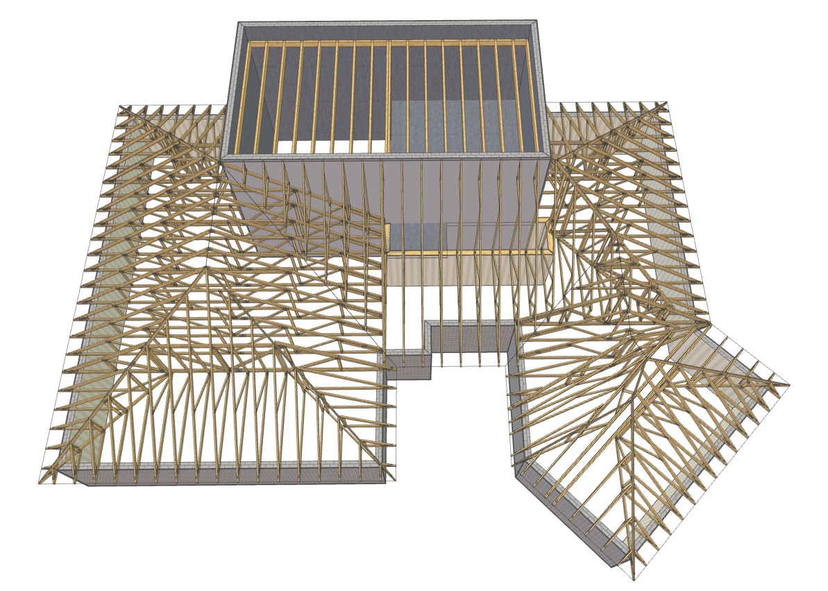 Fabrication, Pose de Charpente Industrielle Bois Calais, Berck 62