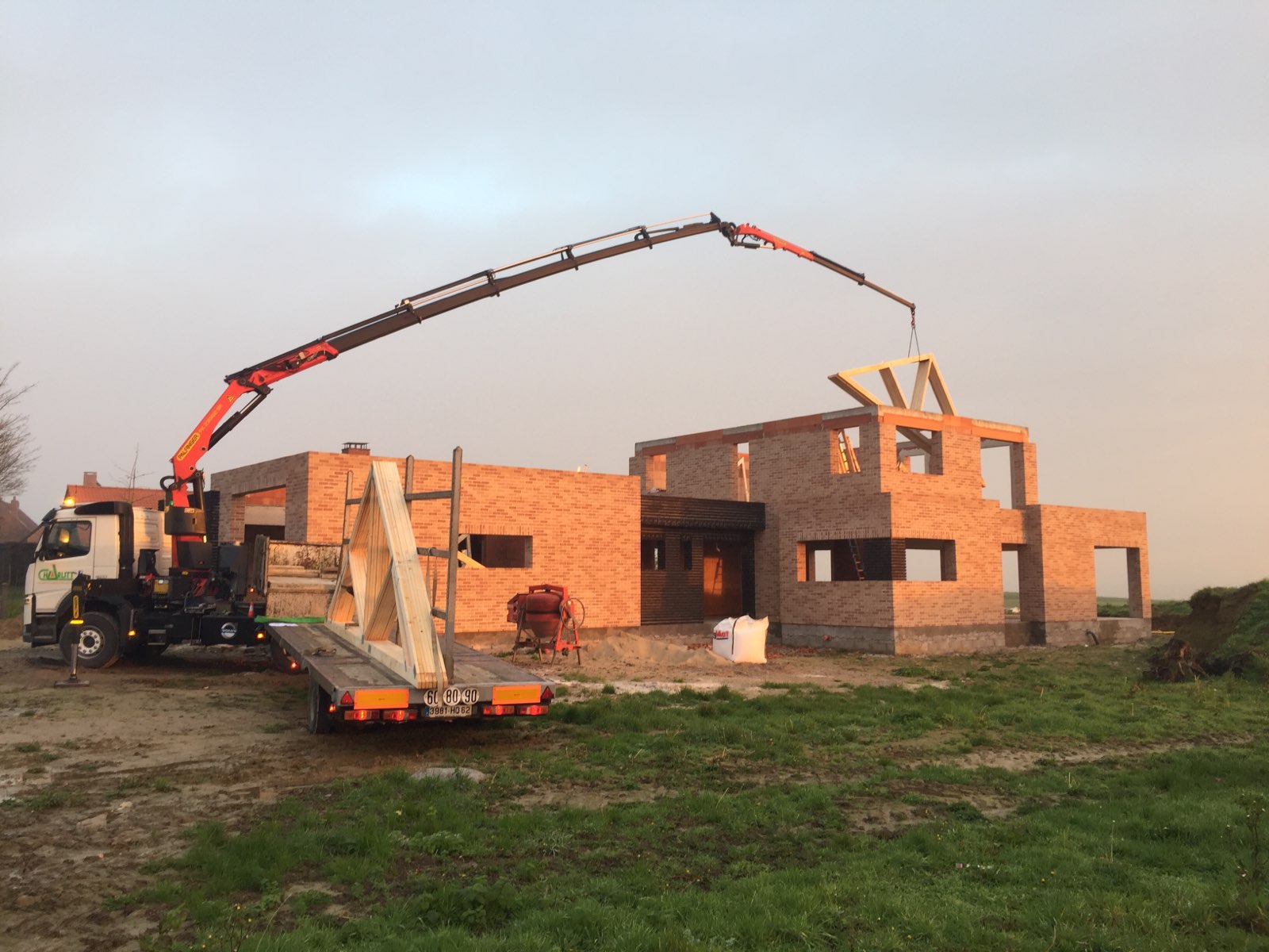 Fabrication, Pose de Charpente Industrielle Bois Calais, Berck 62